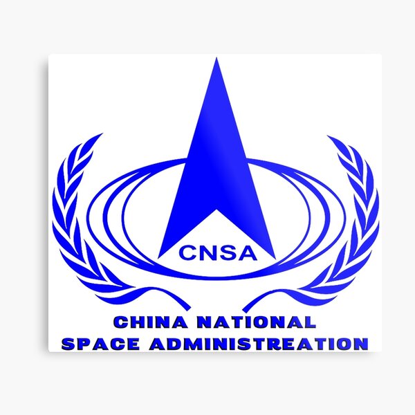 "China National Space Administration (CNSA) Logo" Metal Print for Sale ...