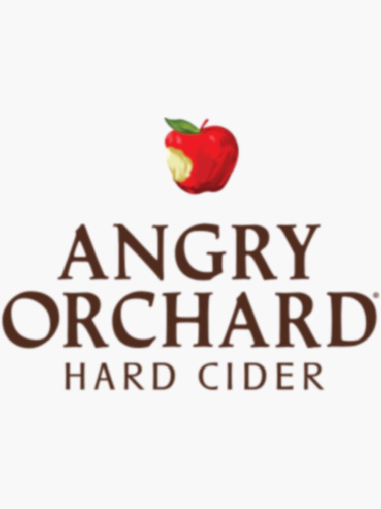 "Angry Orchard Logo" Sticker for Sale by mayoop | Redbubble
