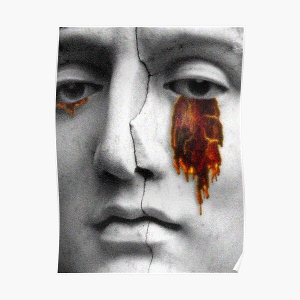 "Lava cry aesthetics" Poster by madharka | Redbubble