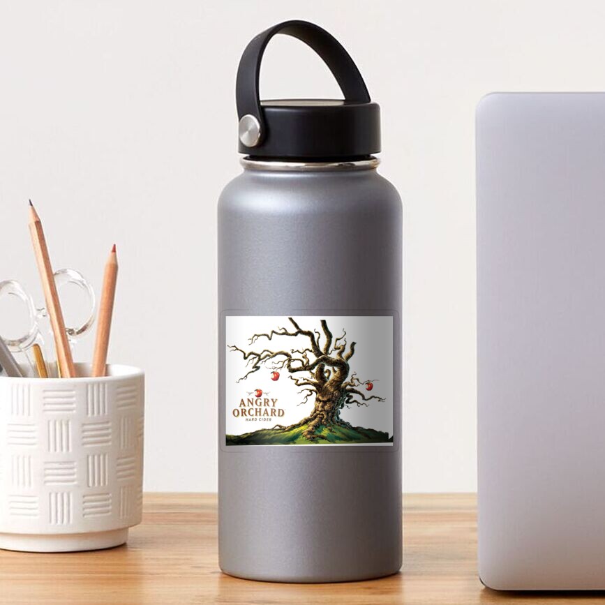 "Angry Orchard Tree design" Sticker for Sale by mayoop | Redbubble