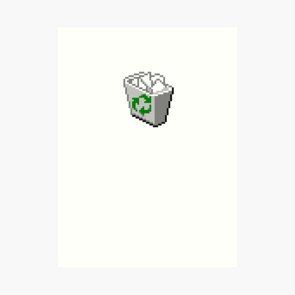 "Windows 95 Recycle Bin" Art Print by Dankashire | Redbubble