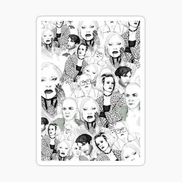 "AMERICAN HORROR STORY AHS" Sticker for Sale by RockMyLife | Redbubble