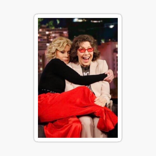 "Lily Tomlin and Jane Fonda " Sticker for Sale by eryn03 | Redbubble