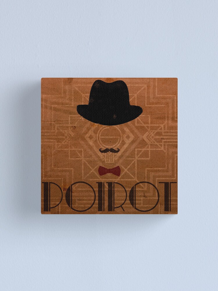"Hercule Poirot" Canvas Print for Sale by CCastor | Redbubble
