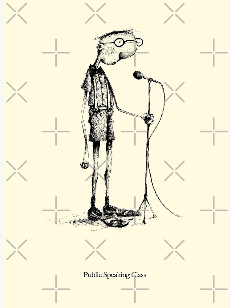 "Public Speaking Class" Poster for Sale by BennyBruise | Redbubble