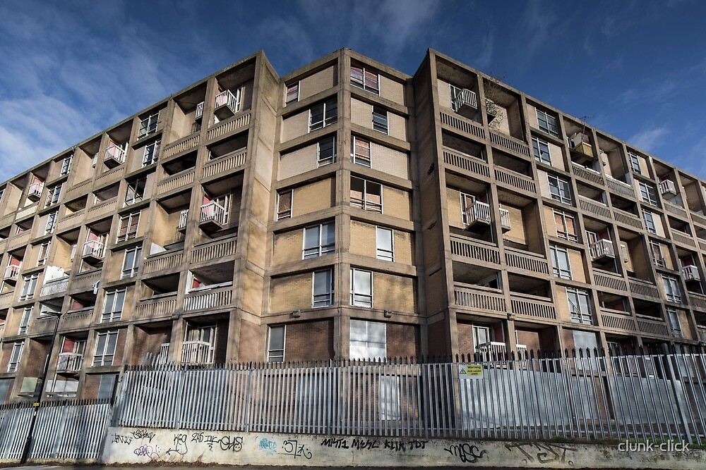 Hulme Crescents, Manchester was the largest public housing estate in ...