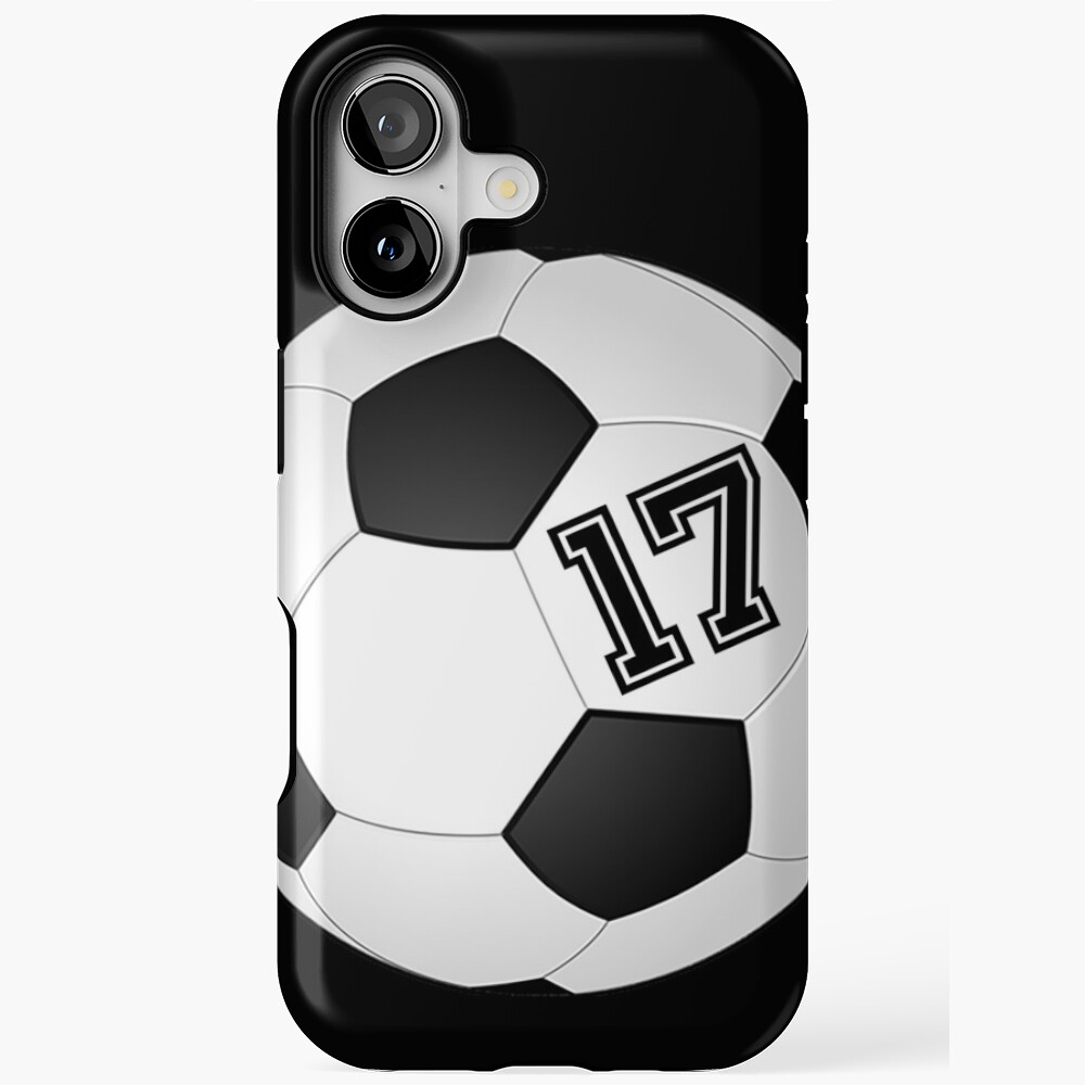 "Football Soccer Player Jersey No 17 Back Number #17 Ball Sport Sticker ...