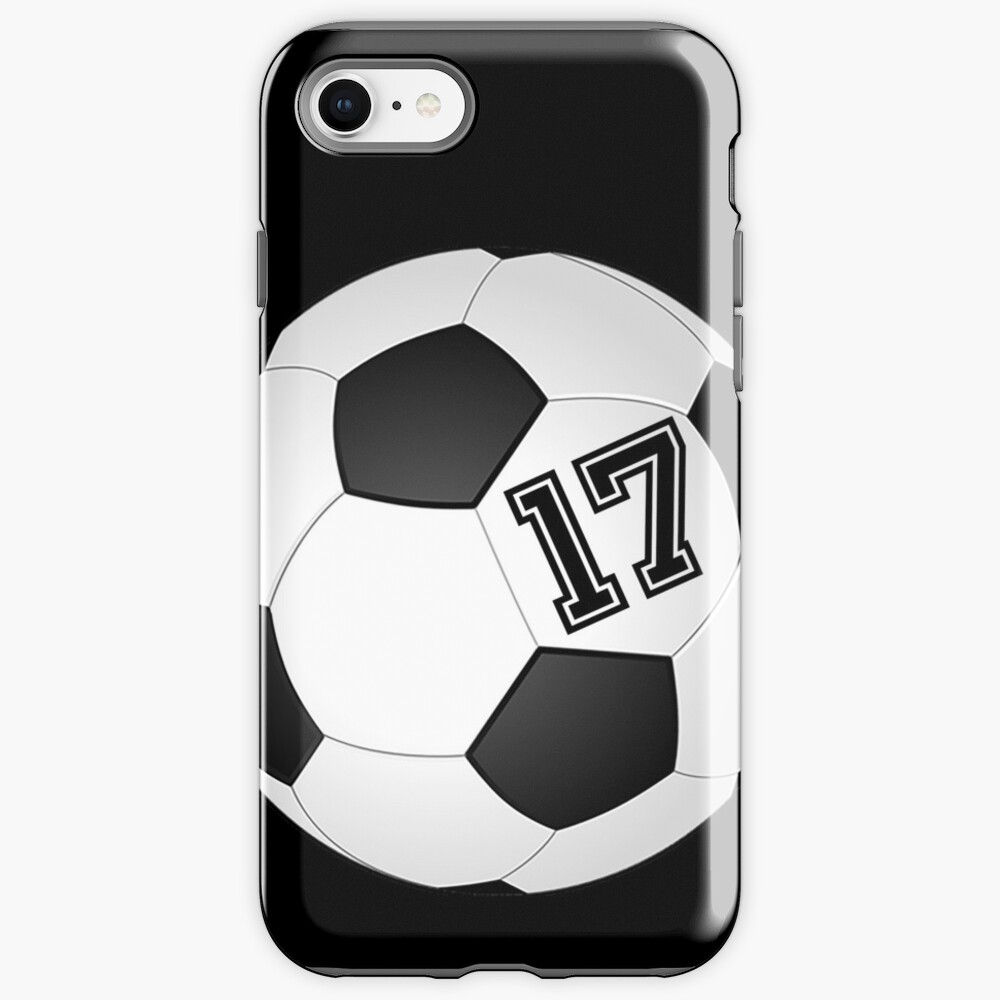 "Football Soccer Player Jersey No 17 Back Number #17 Ball Sport Sticker ...