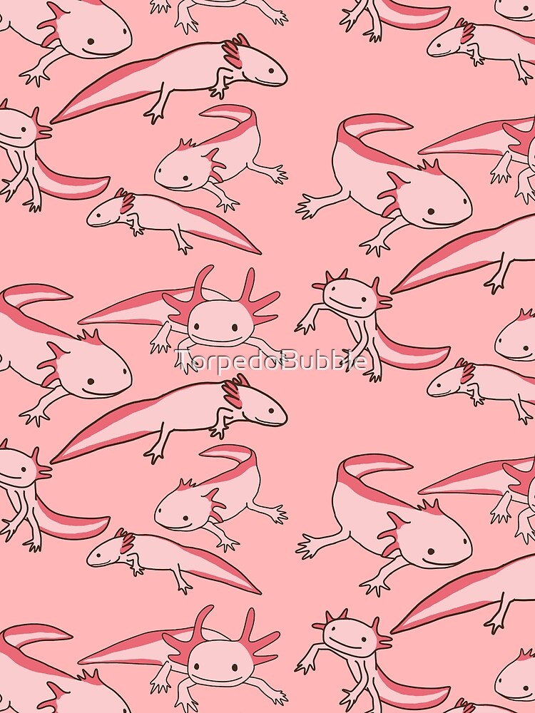 "smiley axolotl pattern" Sleeveless Top for Sale by TorpedoBubble ...