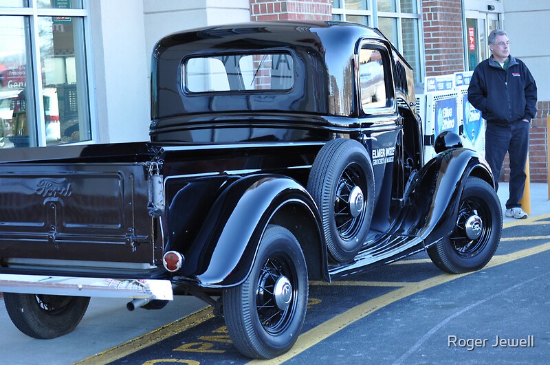 "'35 Ford Pickup Truck 1" by Roger Jewell | Redbubble