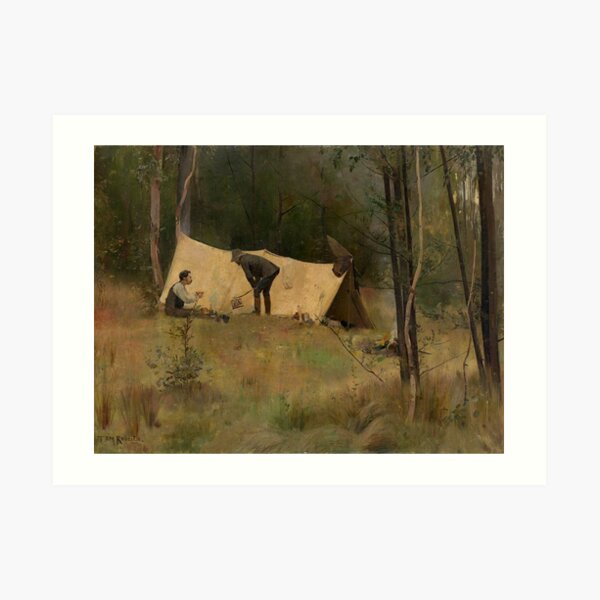 "The Artists' camp - Tom Roberts - 1886" Art Print for Sale by ...