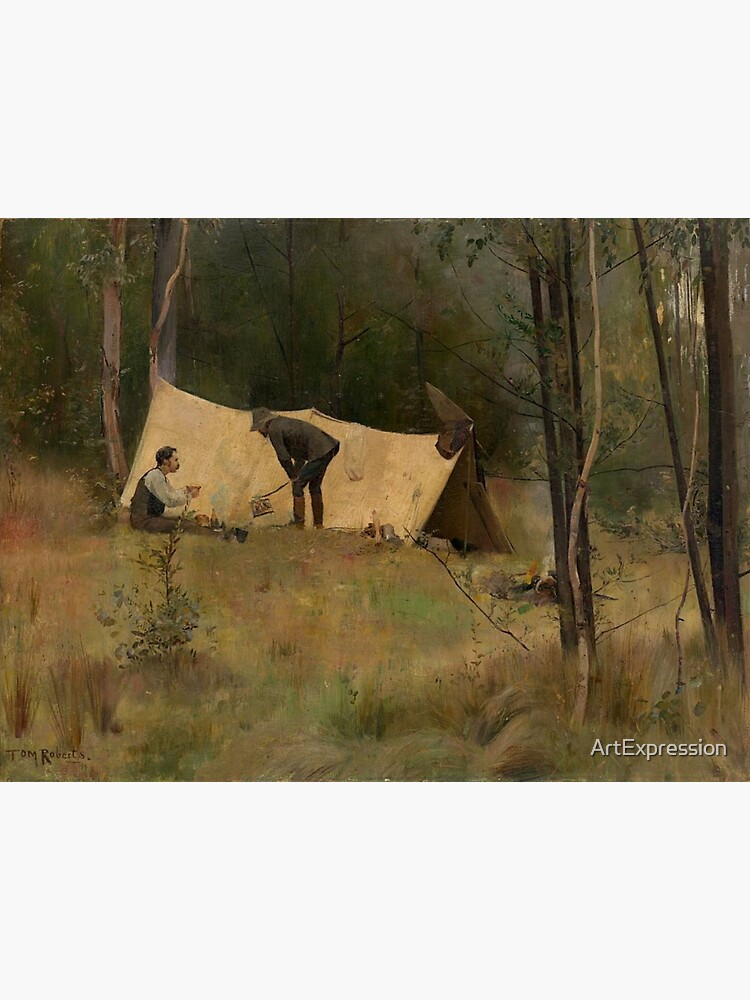 "The Artists' camp - Tom Roberts - 1886" Art Print for Sale by ...