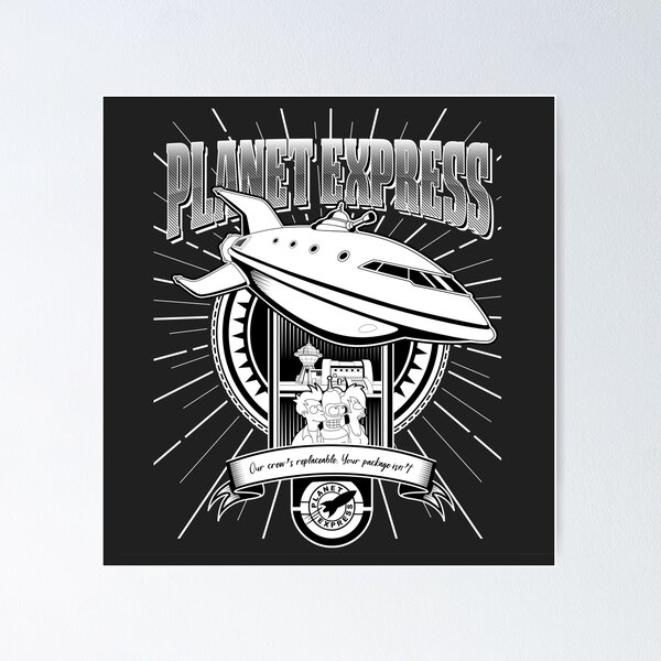 "Planet Express" Poster for Sale by NickNeil | Redbubble