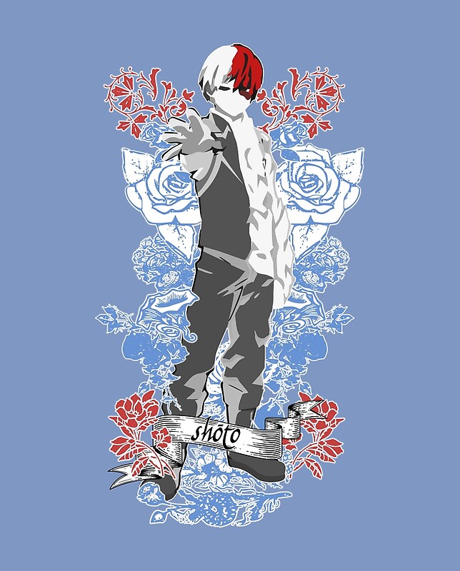 "Shōto Todoroki, flower boy ~ My Hero Academia" by herbizzare | Redbubble