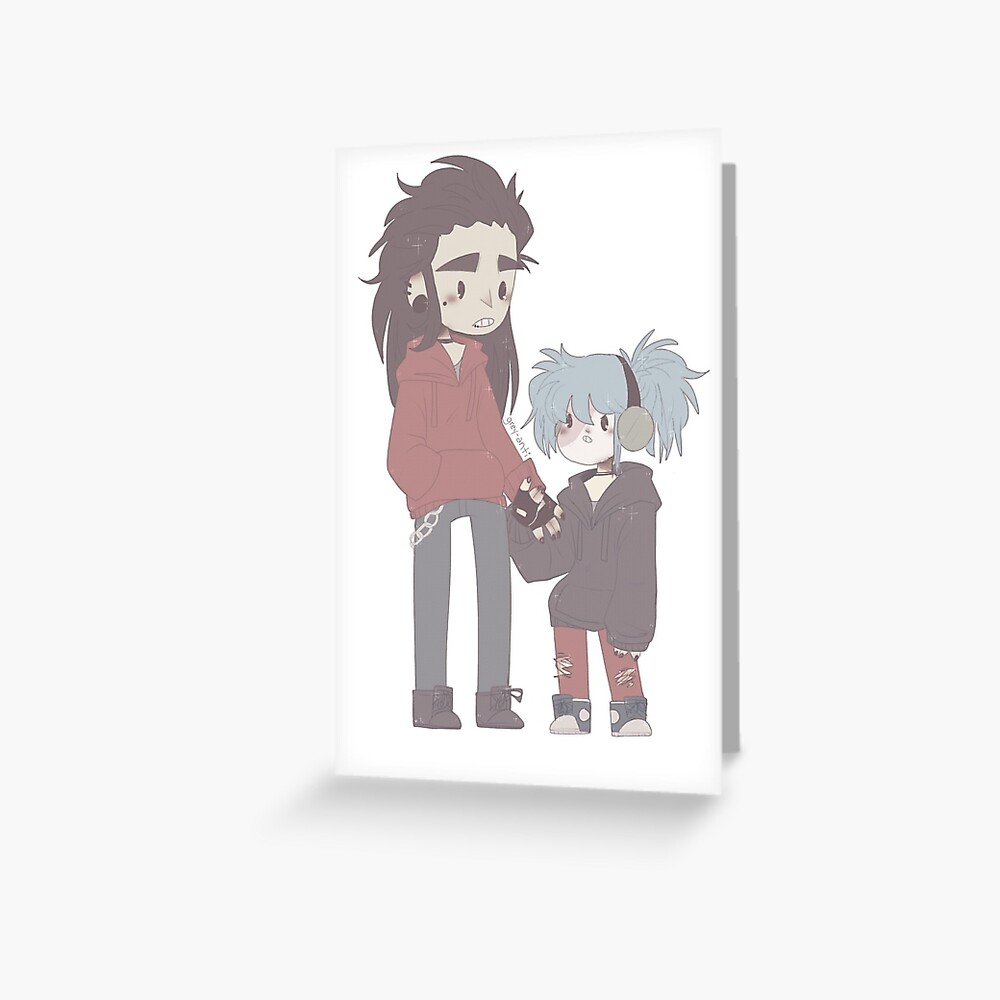 "Sally Face Chibi" Greeting Card for Sale by artistroxychan | Redbubble
