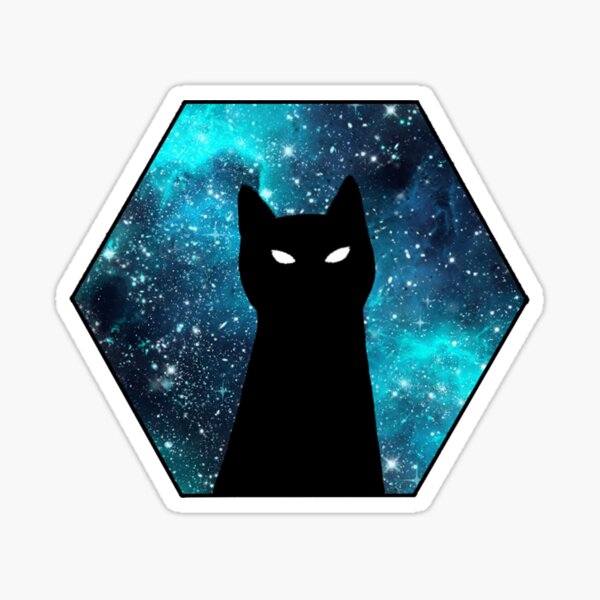 "Funky Little Space Cat" Sticker for Sale by KasonNvidiade | Redbubble