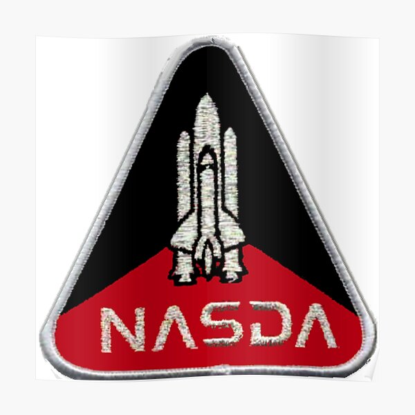 "NASDA Logo" Poster by Spacestuffplus | Redbubble