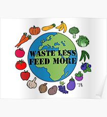 Food Waste Posters | Redbubble