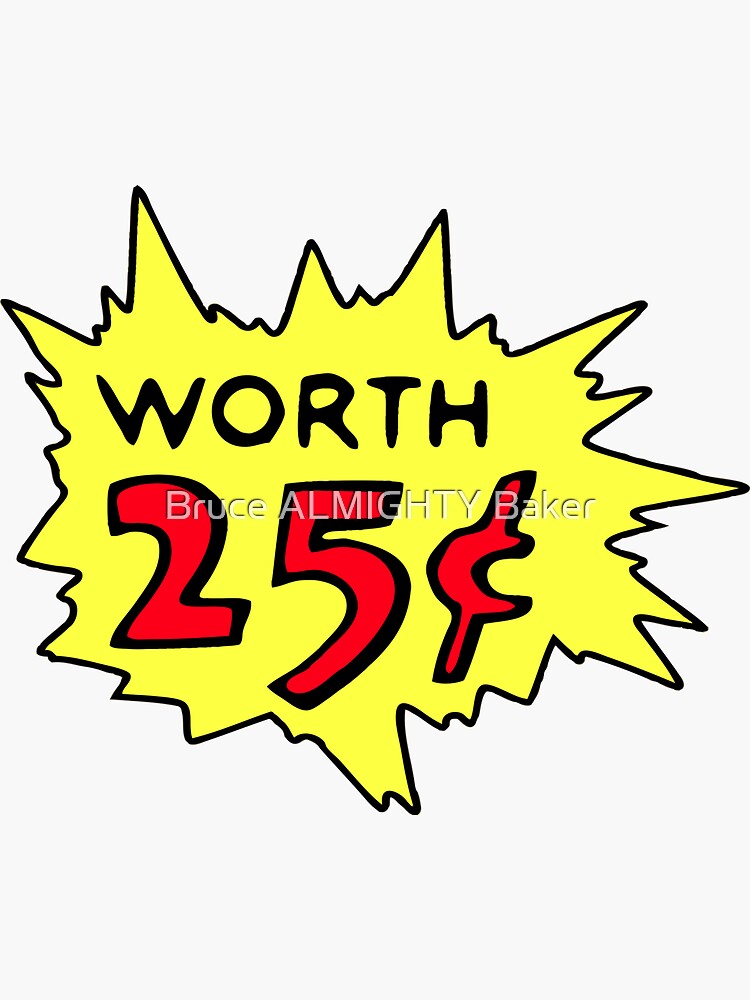25 Cent Decals Clip Art