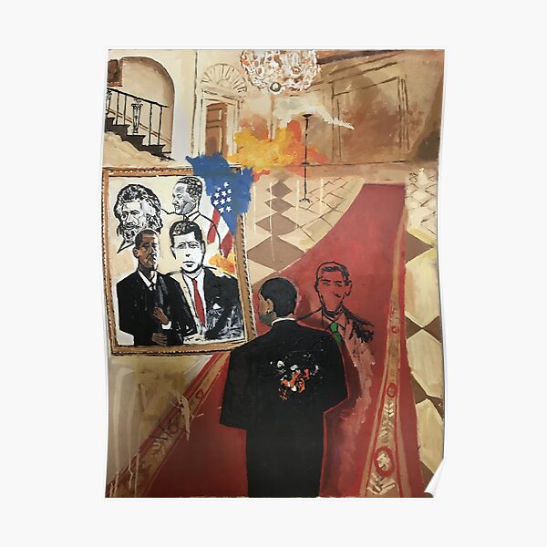 "Visit to the White House" Poster for Sale by theartfan | Redbubble
