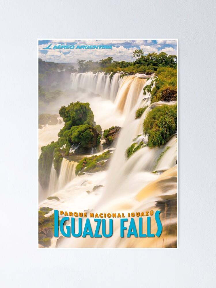 "Iguazu Falls Travel Poster" Poster for Sale by travelwitheric | Redbubble