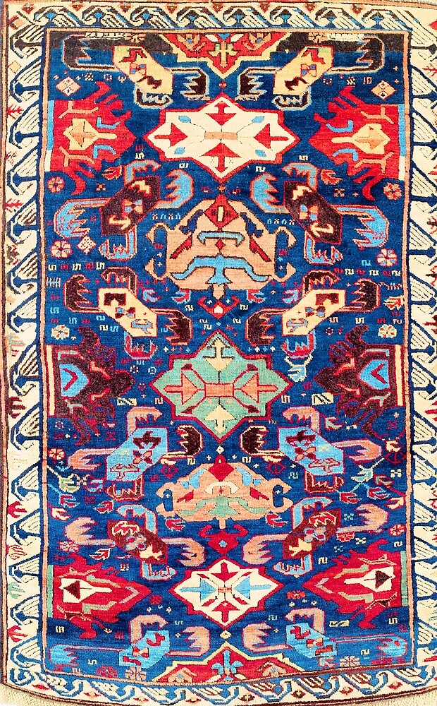 "Alpan Kuba East Caucasus Rug" by Vicky Brago-Mitchell® | Redbubble