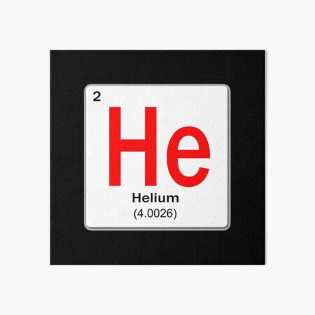 "Digital Illustration - Chemical periodic table style tile - Helium ...