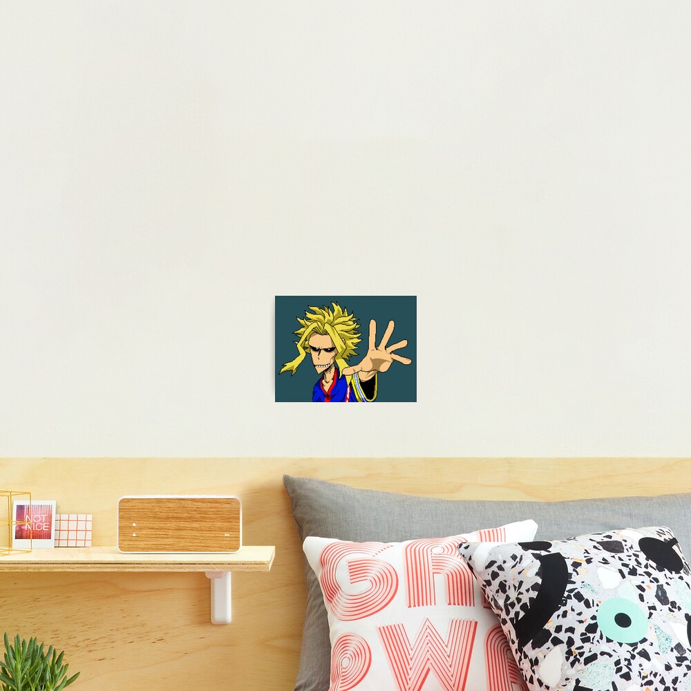 "All Might Pixel Art (True Form)" Photographic Print by SamJordan ...