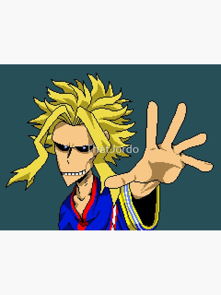"All Might Pixel Art (True Form)" Photographic Print by SamJordan ...