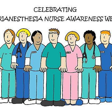 "Celebrating Perianesthesia Nurse Awareness Week February" Greeting ...
