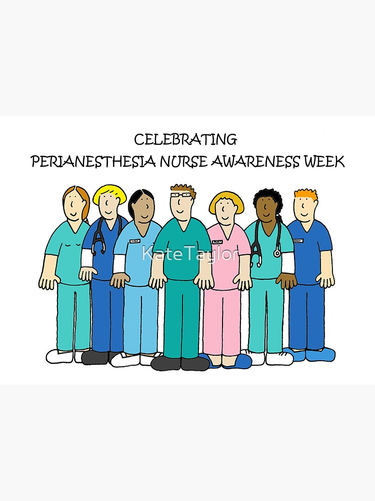 "Celebrating Perianesthesia Nurse Awareness Week February" Sticker for ...