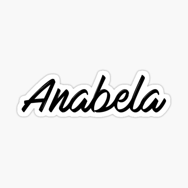 "Anabela" Sticker for Sale by Shalomjoy | Redbubble