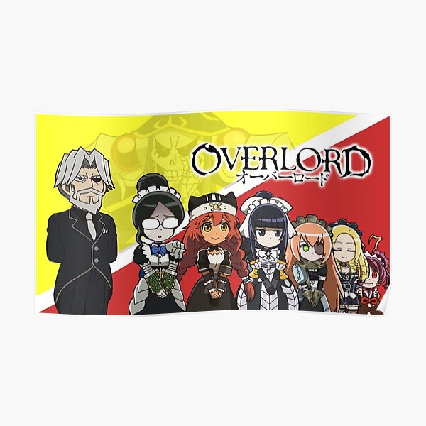 "Overlord - Chibi Retainers" Poster by JapaneseGoods | Redbubble