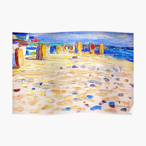 "Wassily Kandinsky - Holland Beach Chairs" Poster by DejaVuStudio ...