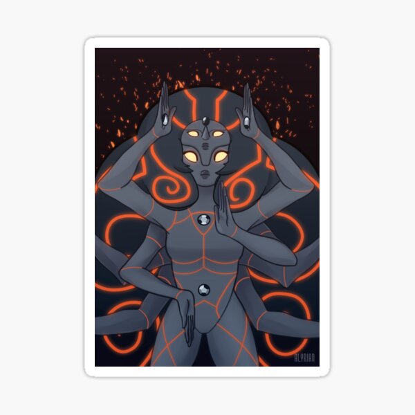 "Obsidian" Sticker by Alyrian | Redbubble