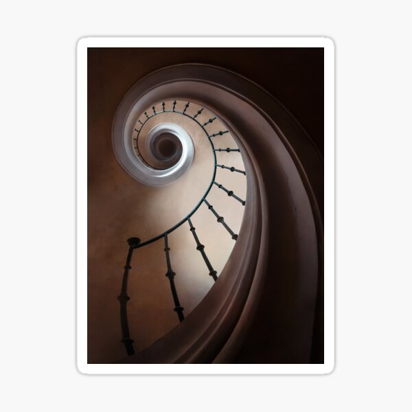 "Pretty spiral staircase" Sticker for Sale by JBlaminsky | Redbubble