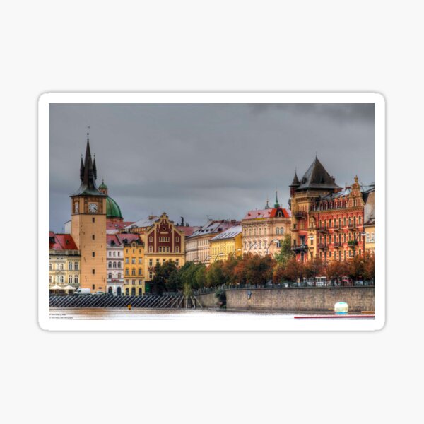"An Overview Of Prague - 2 © " Sticker for Sale by PrinceJohn | Redbubble