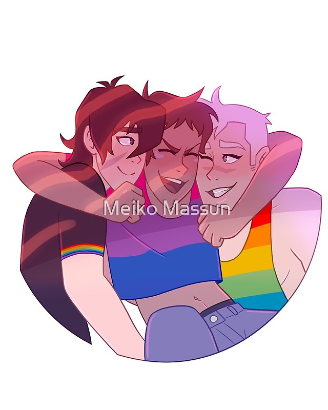 Shiro Lance And Keith♥ By Meiko Massun Redbubble
