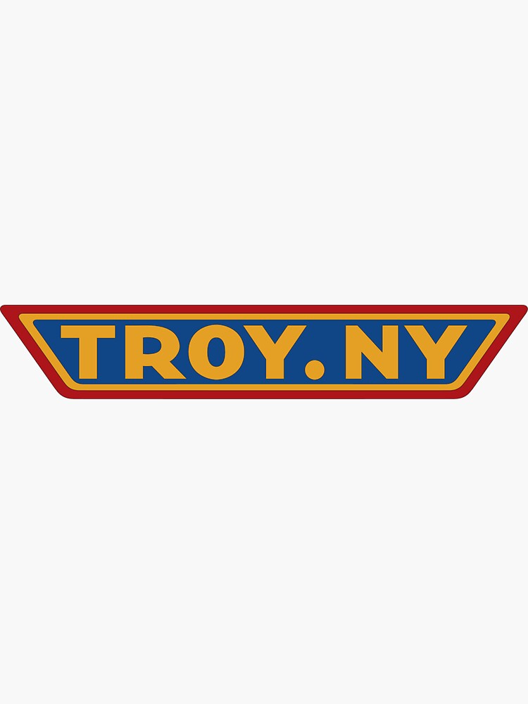 "Troy Logo" Sticker for Sale by beck-dr | Redbubble