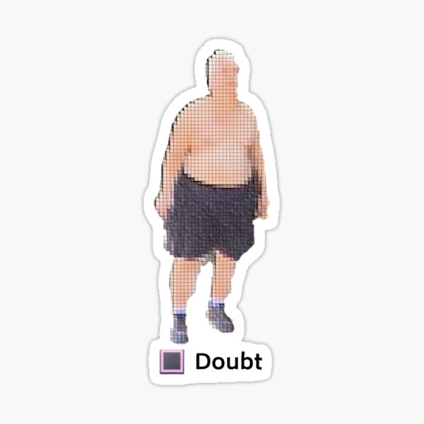 "Dumpster Defender - Doubt" Sticker for Sale by RuggedDoberman | Redbubble