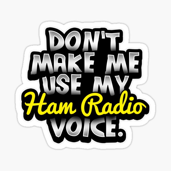 Amateur Radio Stickers | Redbubble