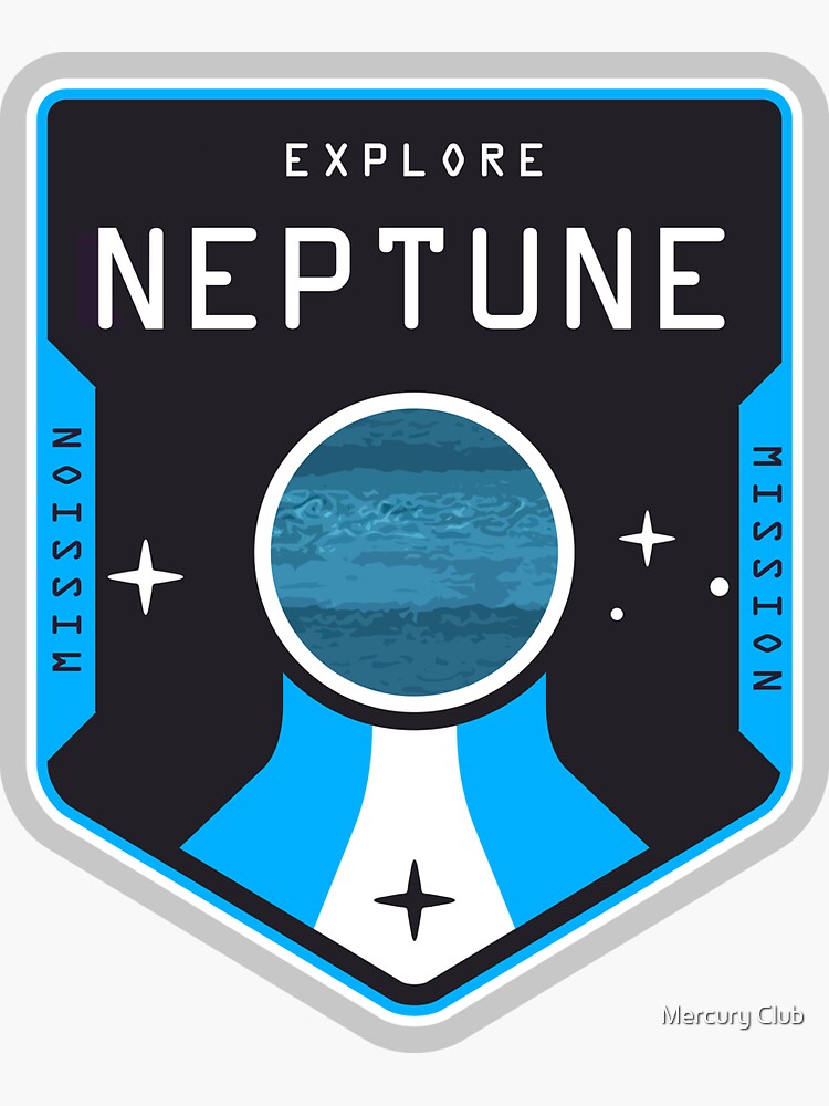 "Explore Neptune " Sticker by CallumGardiner | Redbubble