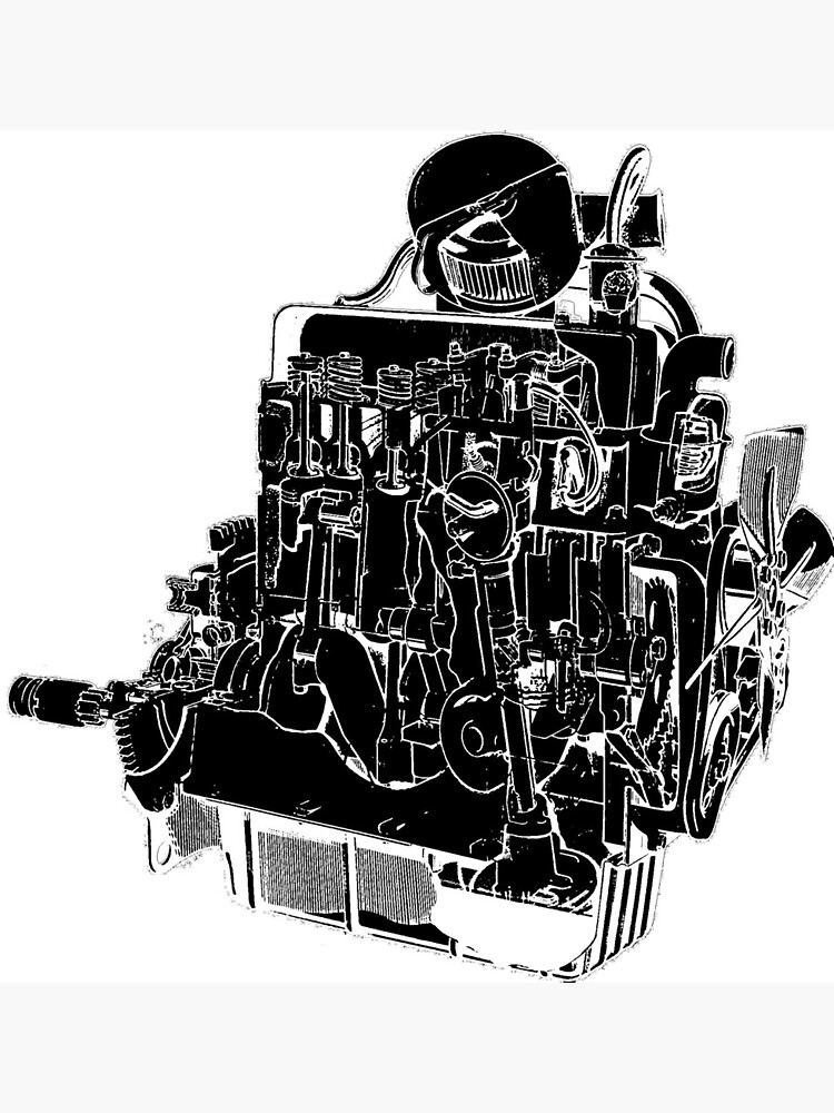 "Reliant 850 engine" Greeting Card for Sale by RobinOfDeath | Redbubble