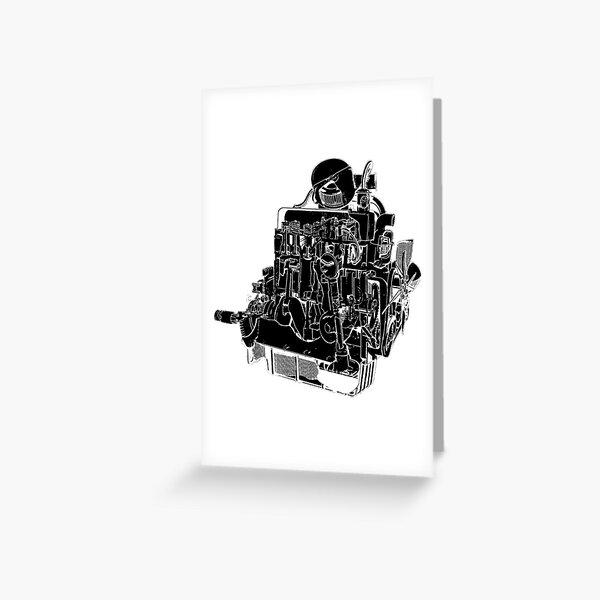 "Reliant 850 engine" Greeting Card for Sale by RobinOfDeath | Redbubble