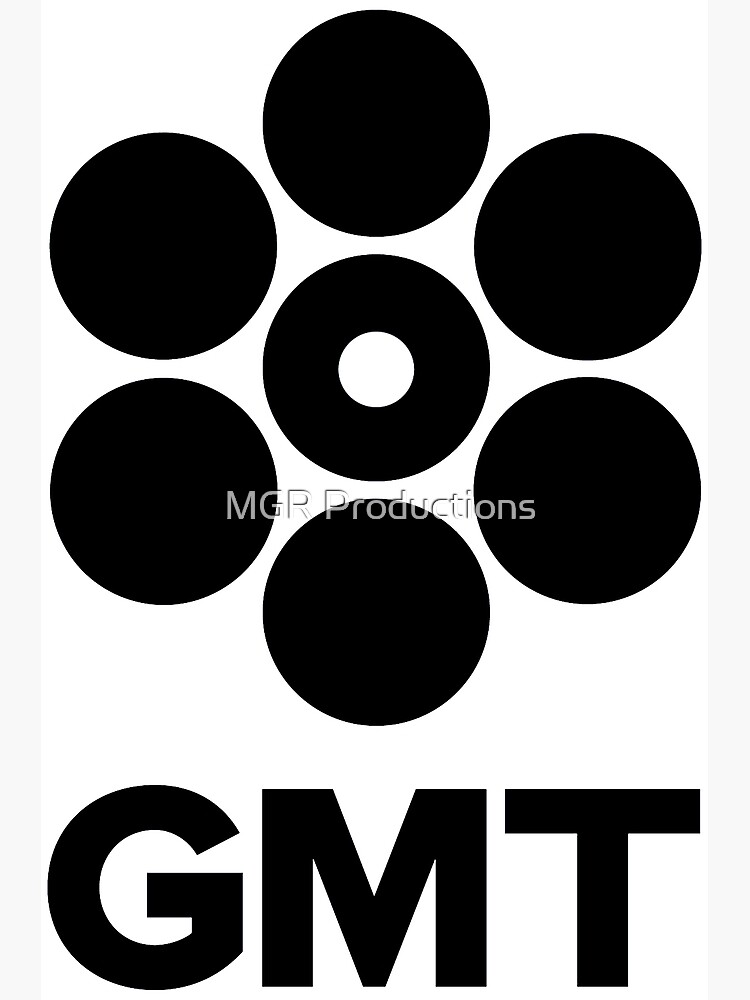 "GMT - Black Logo" Poster by Quatrosales | Redbubble