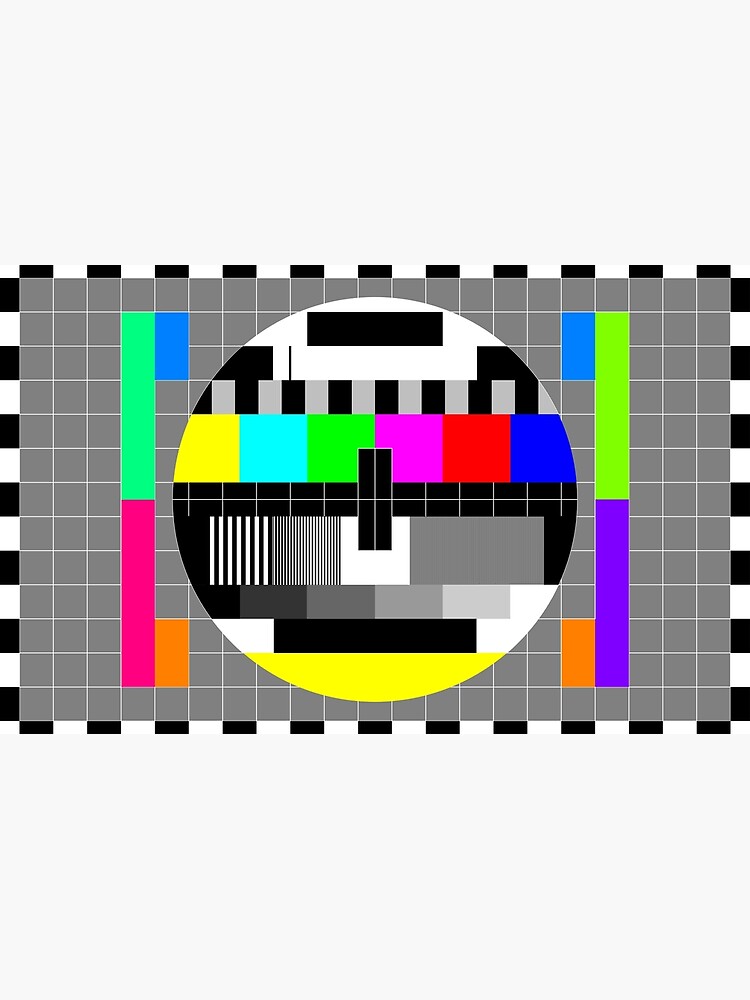 "PAL TV Test Card" Poster by Dator | Redbubble