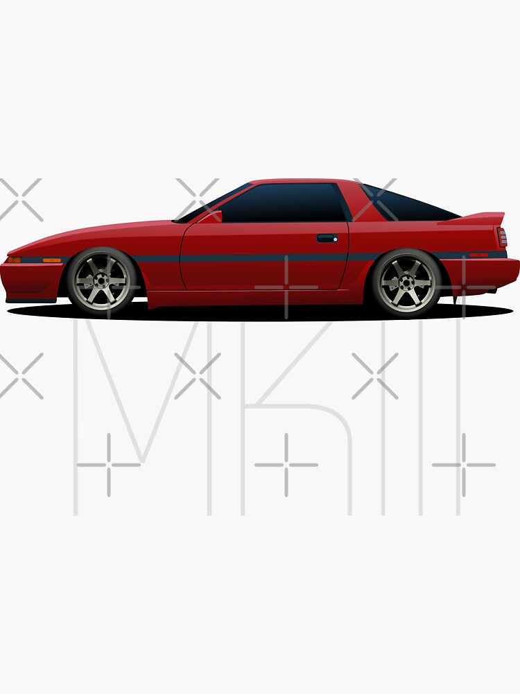 "Supra Mk3" Sticker by AutomotiveArt | Redbubble