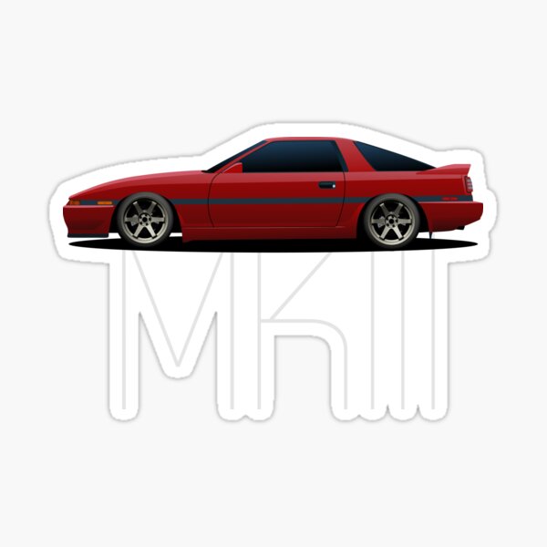 "Supra Mk3" Sticker by AutomotiveArt | Redbubble