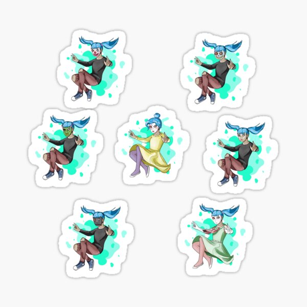 "Sally Face - All his masks" Sticker for Sale by Behodahlia | Redbubble