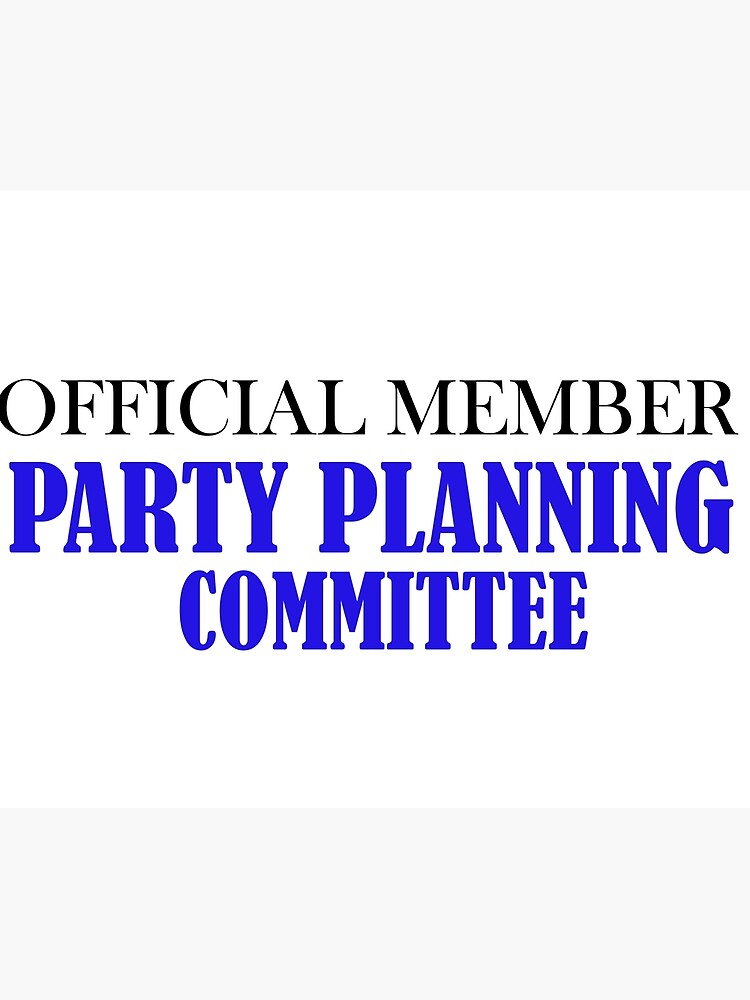 "The Office - Party Planning Committee" Poster for Sale by mayoop ...